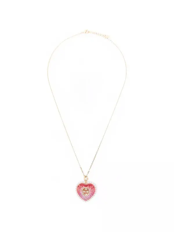 SWAROVSKI Idyllia Heart-pendant Necklace - Gold