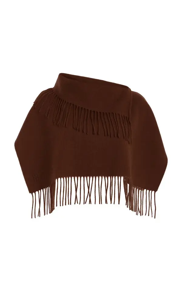 BY MALENE BIRGER Turtla Fringed Scarf - Brown