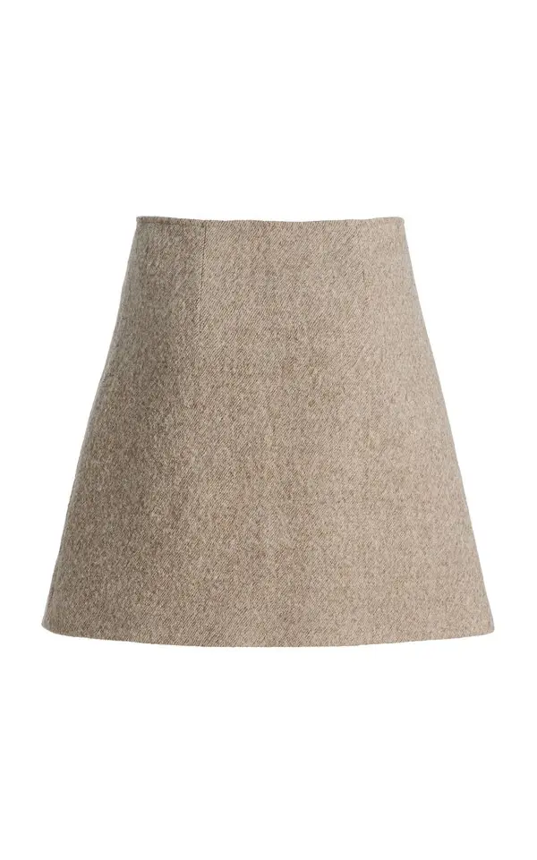 BY MALENE BIRGER Lima Virgin-wool Mini Skirt