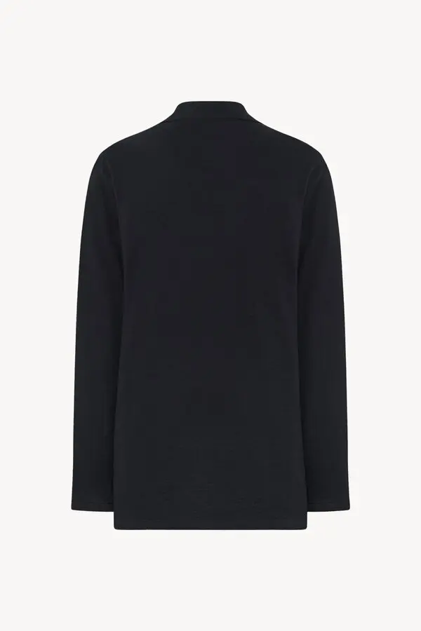 THE ROW Niosa Long-sleeve Top - Black