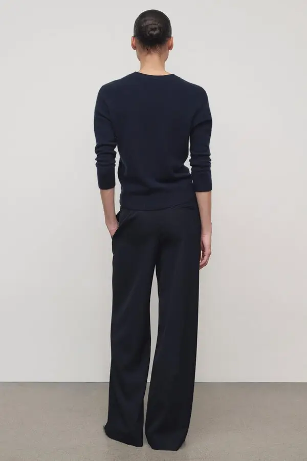THE ROW Dender Pant - Dark Navy