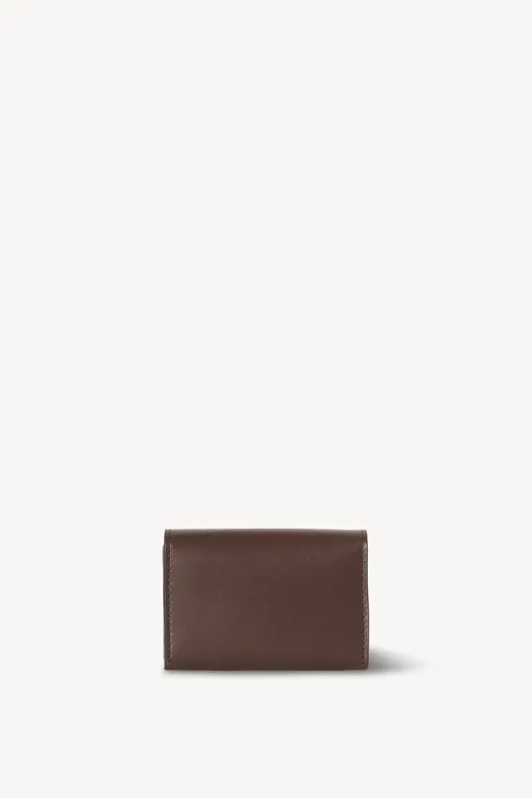 THE ROW Double Travel Wallet - Deep Brown