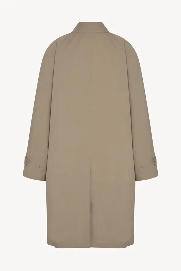 THE ROW Dayton Relaxed Wool Gabardine Coat