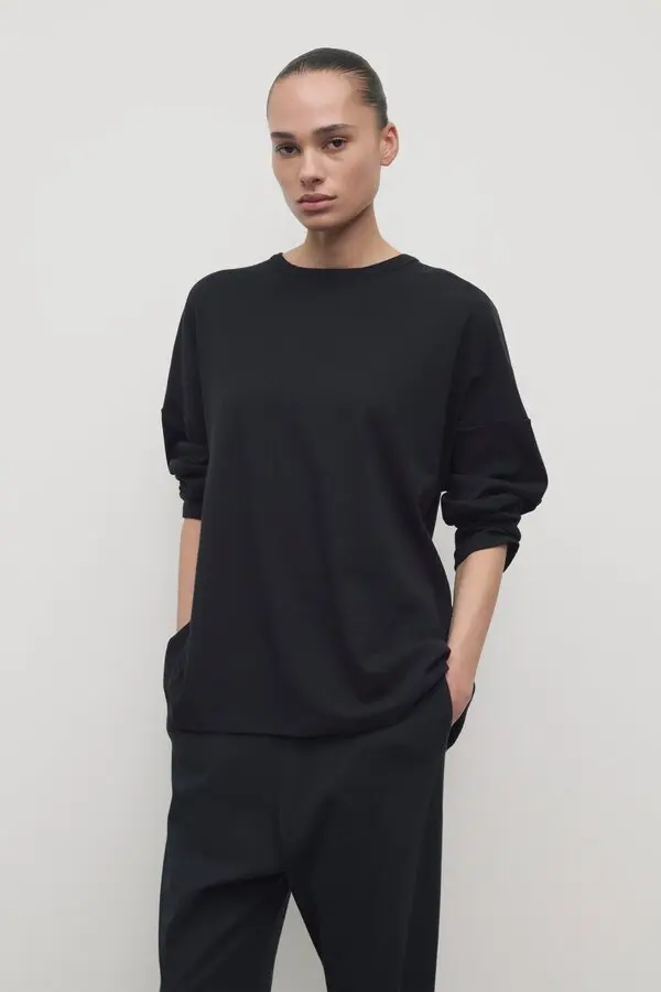 THE ROW Floris T-shirt - Black