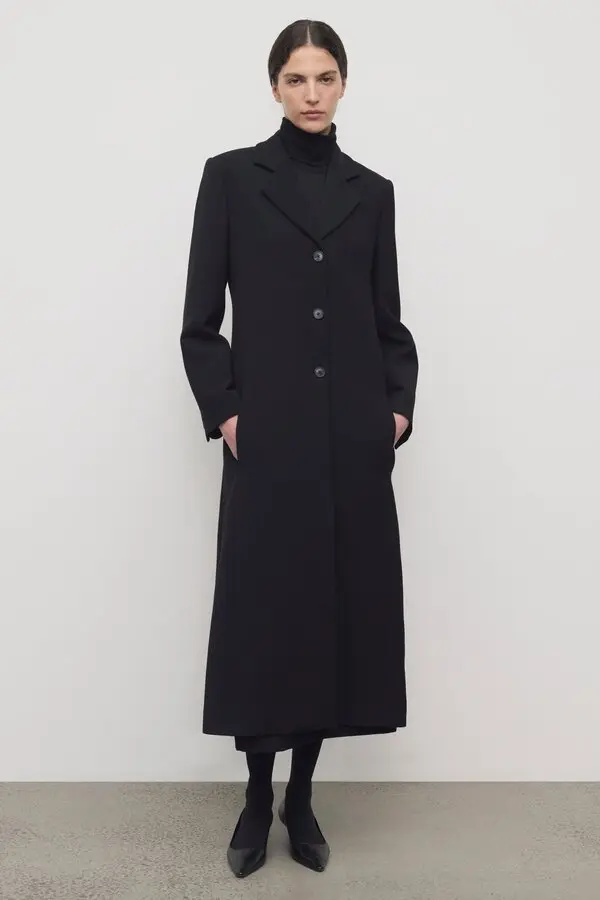 THE ROW Bertrand Calf-length Coat