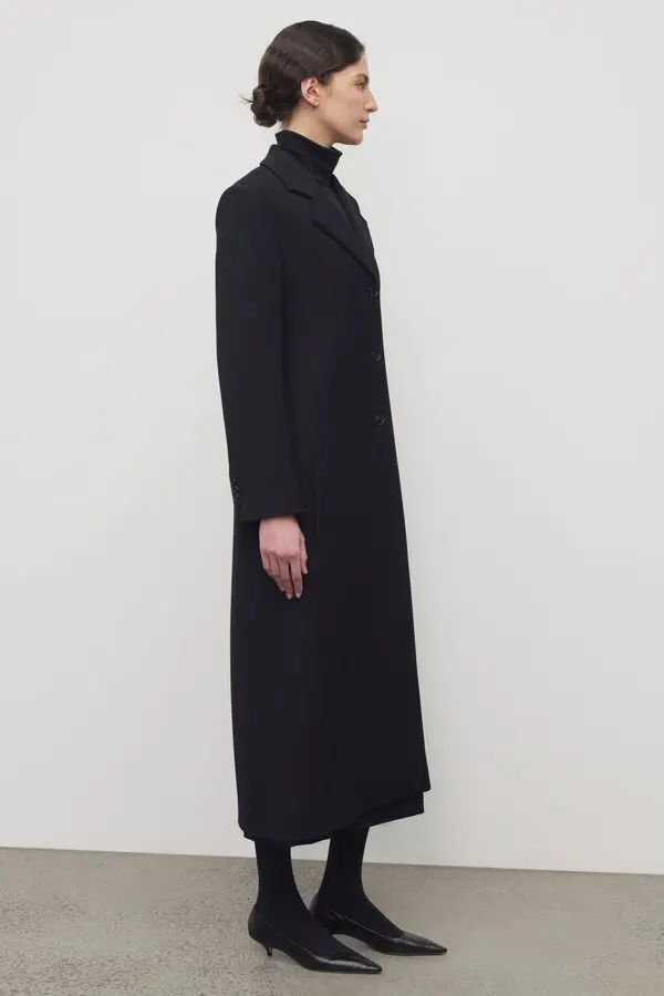 THE ROW Bertrand Calf-length Coat