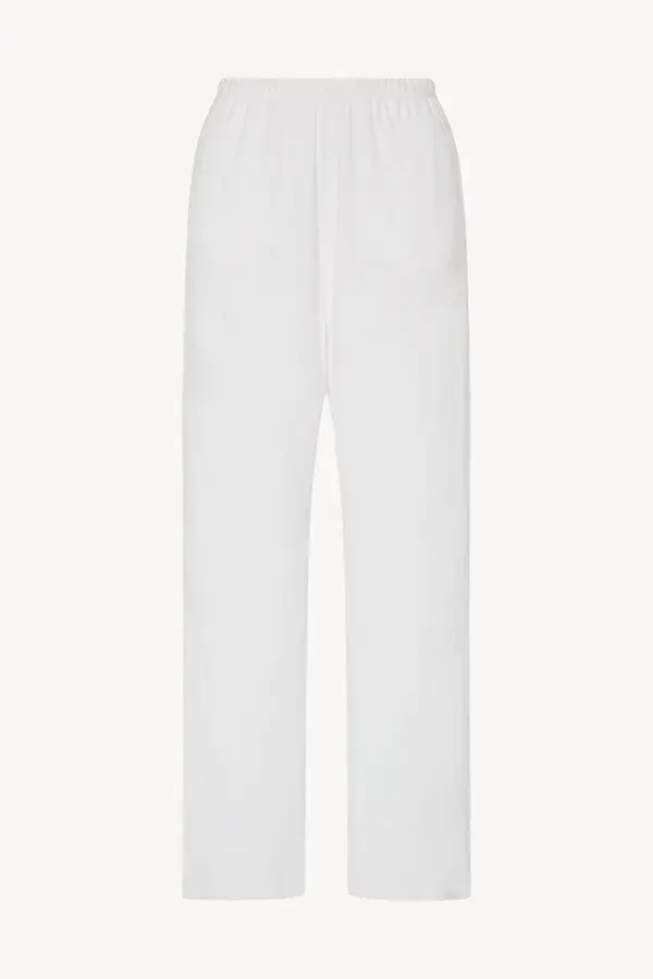 THE ROW Kohana Straight-leg Sweatpants - White