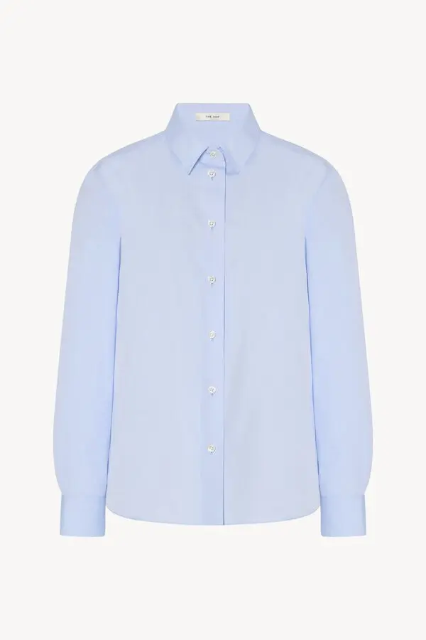 THE ROW Sadie Shirt - Light Sky Blue