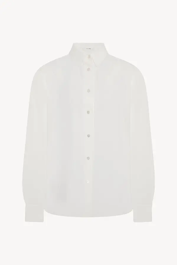 THE ROW Sadie Shirt - White