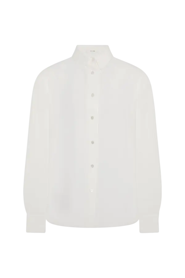 THE ROW Sadie Shirt - White