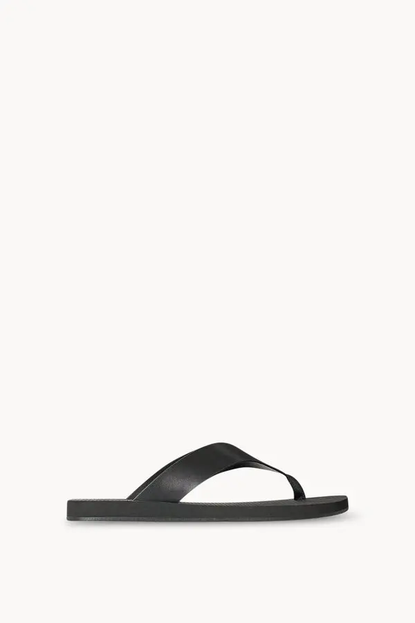 THE ROW Dune Classic Ginza Sandal - Black