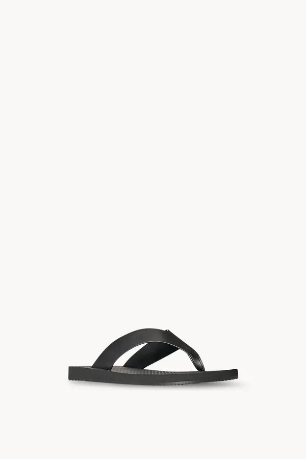 THE ROW Dune Classic Ginza Sandal - Black