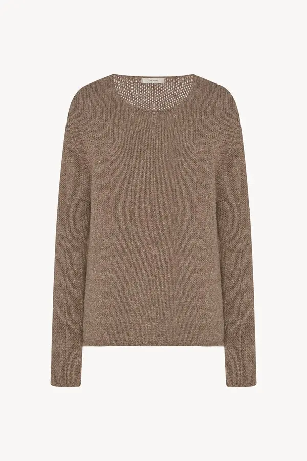 THE ROW Nitha Cashmere Sweater - Dune