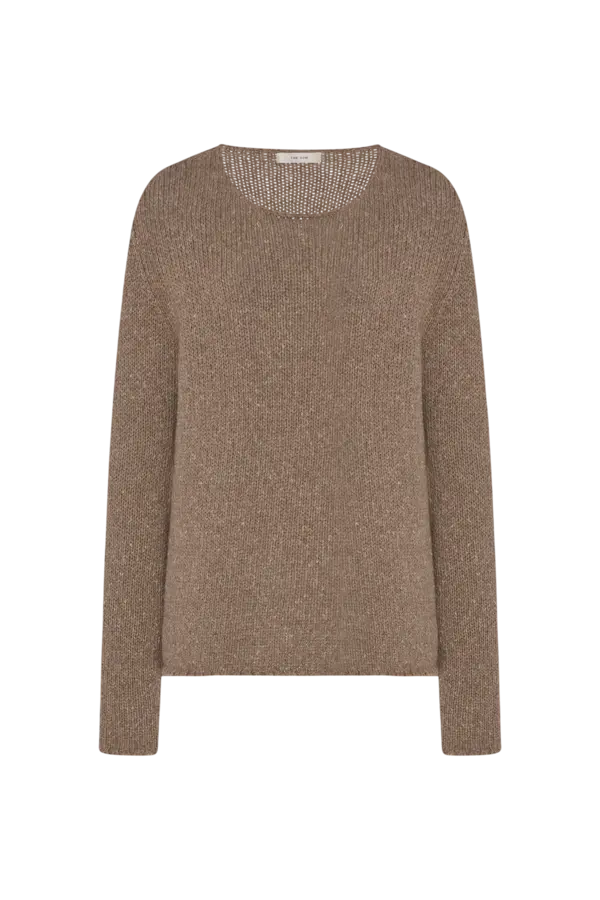 THE ROW Nitha Cashmere Sweater - Dune