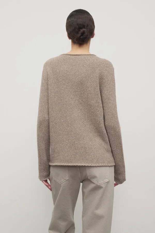 THE ROW Nitha Cashmere Sweater - Dune