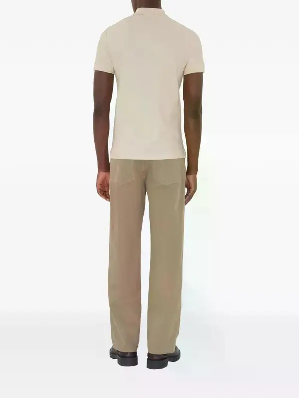 Burberry Cotton Polo Shirt - Neutrals