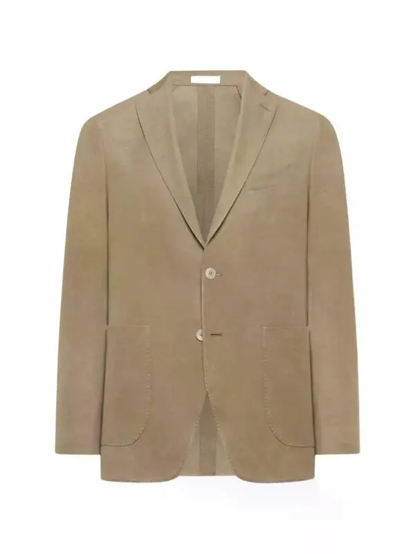 Boglioli Beige Cotton Jersey K-jacket - Neutrals