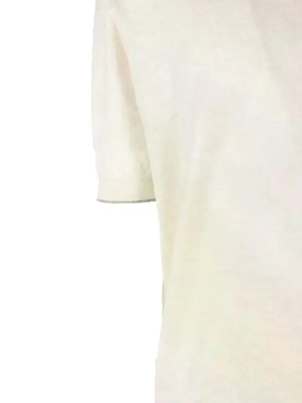 CRUCIANI Collared T-shirt - Neutrals