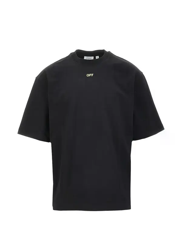 Off-White Cotton T-shirt - Black