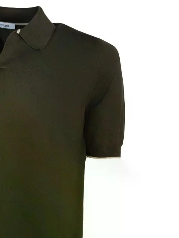 CRUCIANI Collared T-shirt - Green