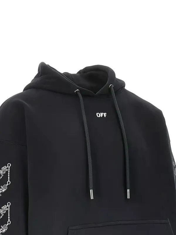 Off-White Oversized Hooded Sweatshirt