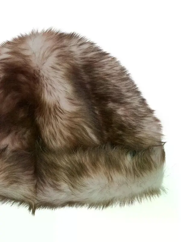 Nour Hammour Louve Shearling Hat - Brown