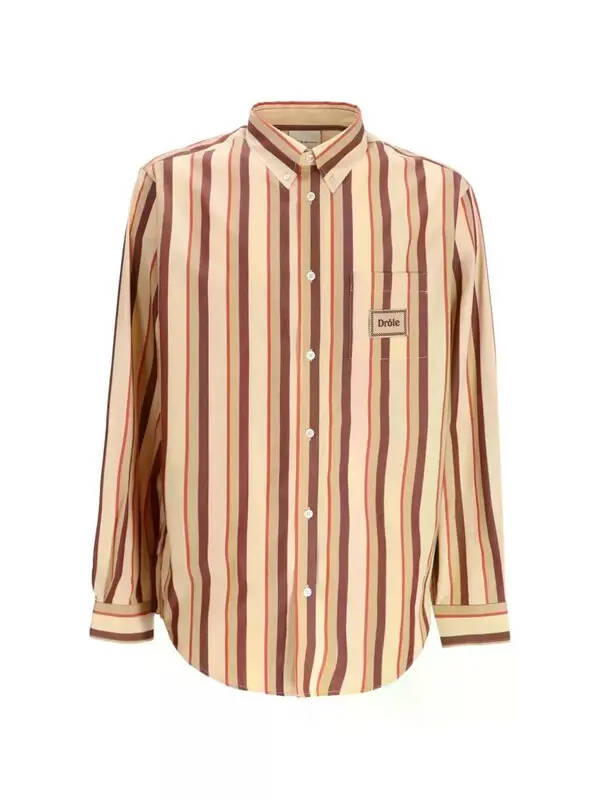Drole De Monsieur La Chemise Drôle Rayée Striped Shirt