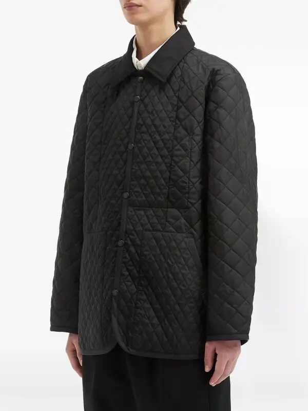 LAVENHAM Diamond-quilted Bomber Jacket