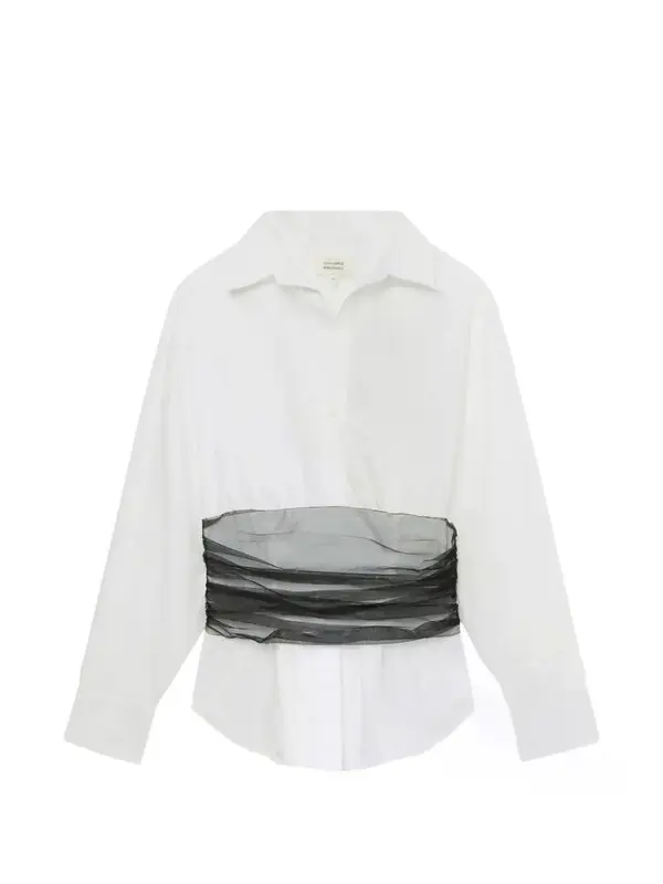 RENAISSANCE RENAISSANCE Tulle Shirt - White