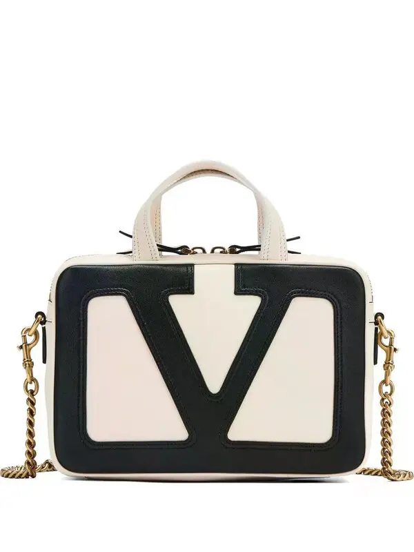 Valentino Garavani Vlogo Chain-strap Tote - Neutrals