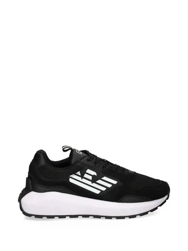 EA7 Logo Sneakers - Black