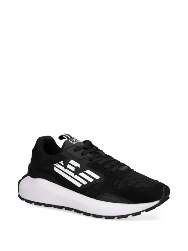 EA7 Logo Sneakers - Black