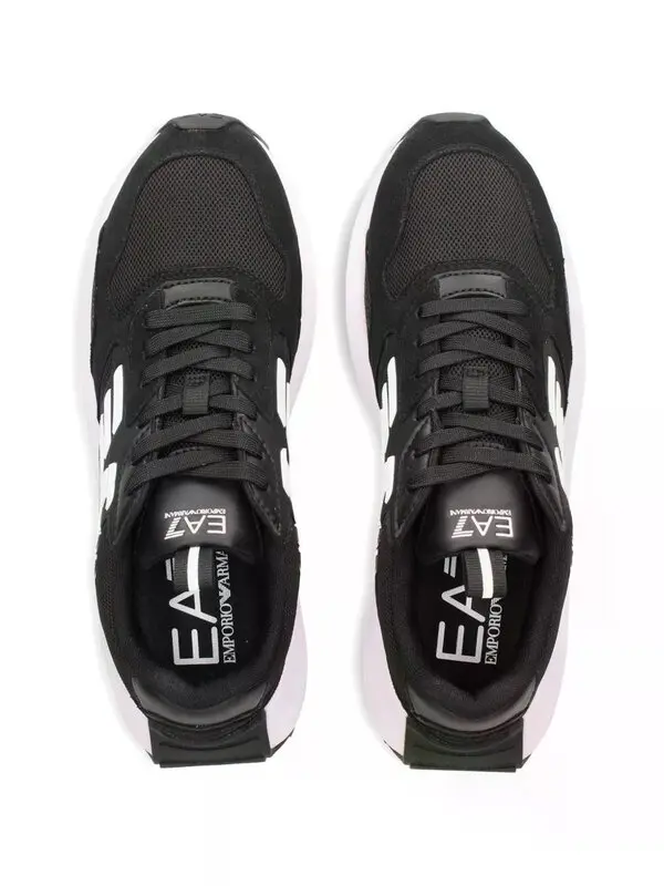 EA7 Logo Sneakers - Black