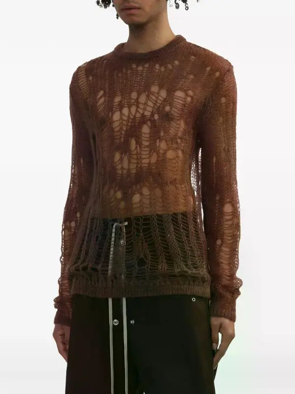 Rick Owens Openwork Knit Sweater