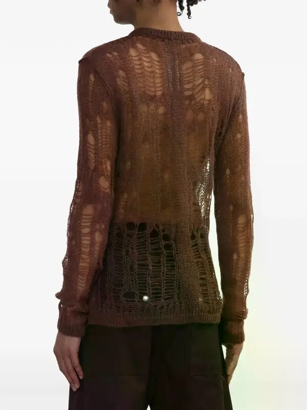 Rick Owens Openwork Knit Sweater