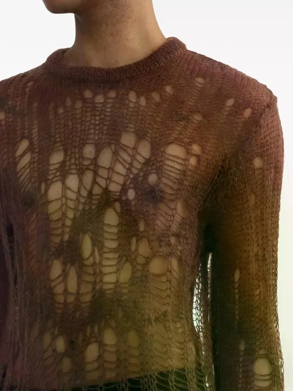 Rick Owens Openwork Knit Sweater