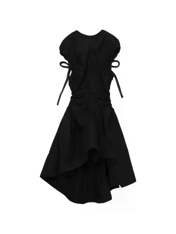 Toga Cut-out Drawstring Mini Dress