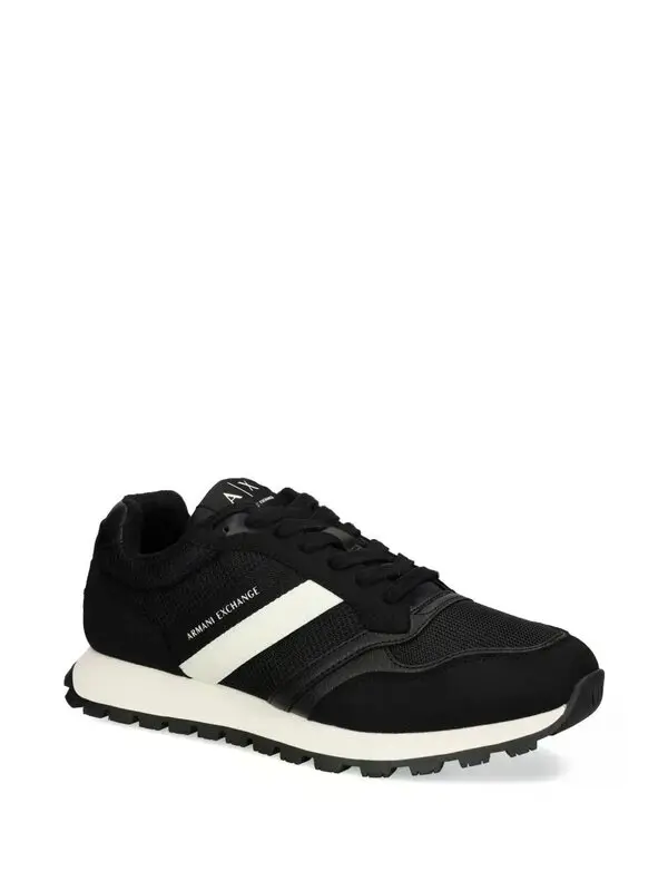 EA7 Panelled Stripe Sneakers