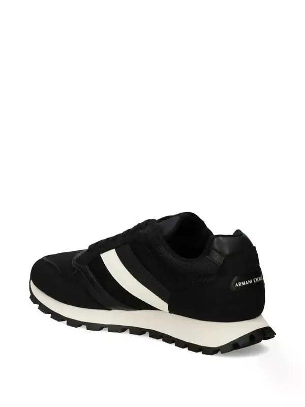 EA7 Panelled Stripe Sneakers