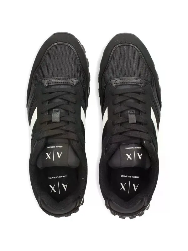 EA7 Panelled Stripe Sneakers