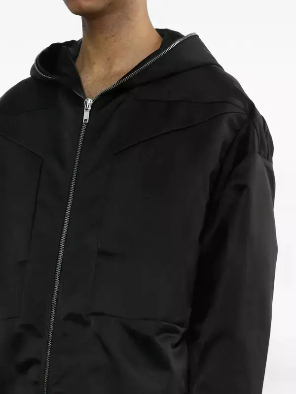 Rick Owens Hooded Zip-up Jacket