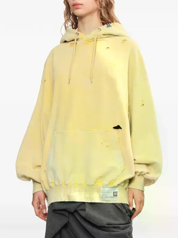 Mihara Yasuhiro Distressed-effect Hoodie