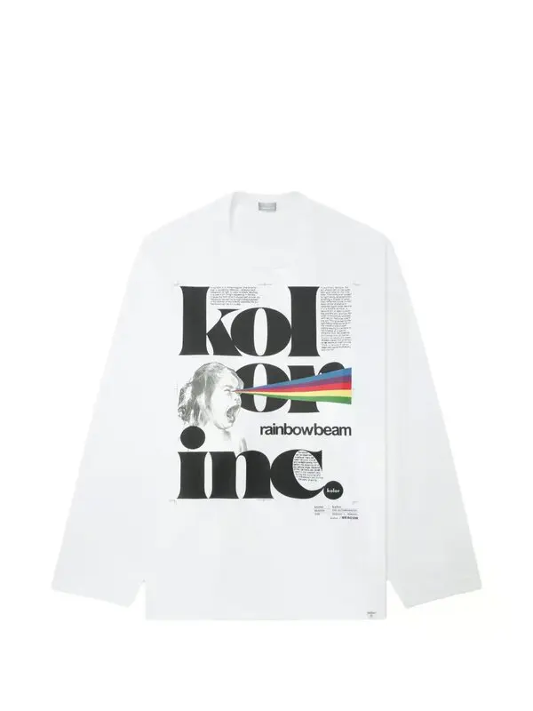 KOLOR BEACON Printed Long-sleeve T-shirt