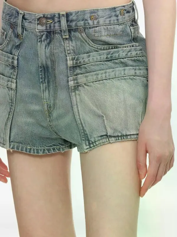 R13 Cargo Pocket Cotton Shorts