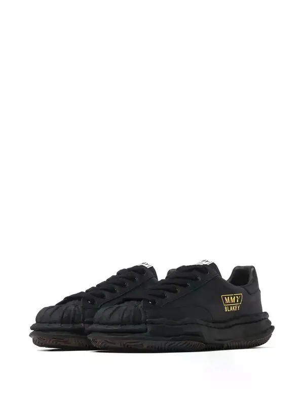 Mihara Yasuhiro Blakey Og Sole Leather Sneakers - Black