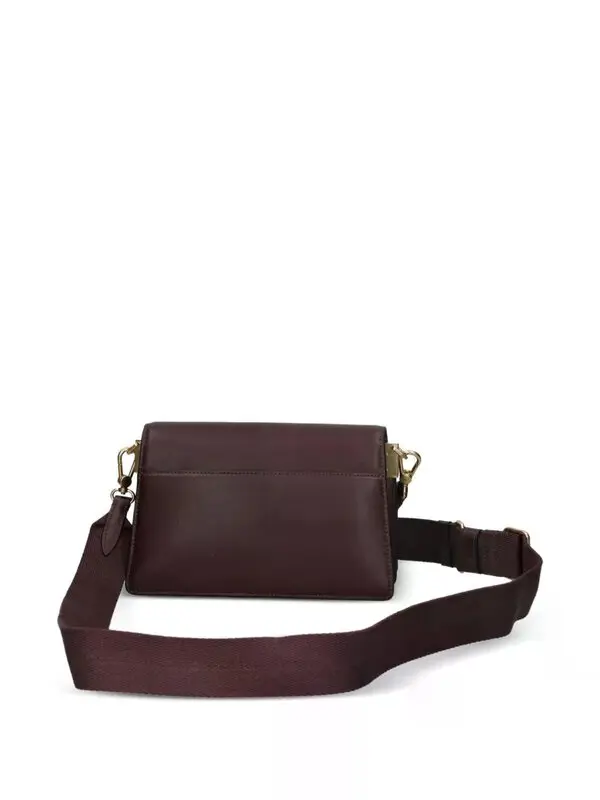 Lacoste Detachable Strap Leather Satchel