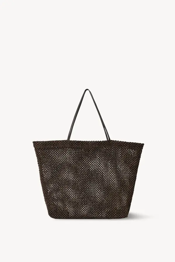 THE ROW Barn Tote Bag - Dark Brown