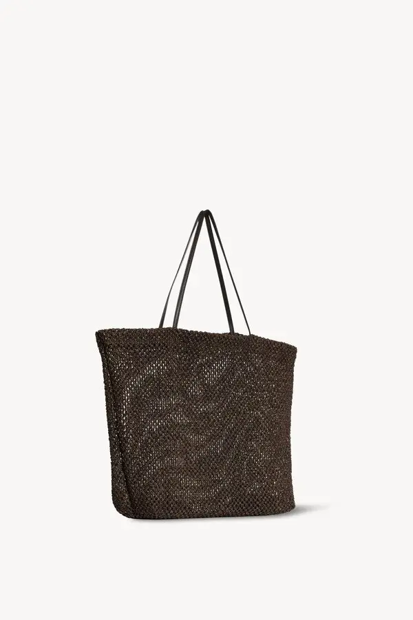 THE ROW Barn Tote Bag - Dark Brown