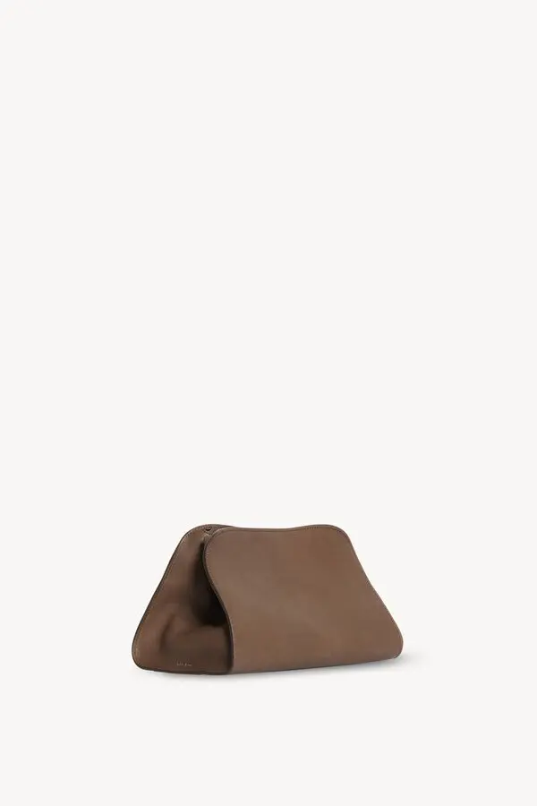 THE ROW Peggy Clutch - Tawny Brown