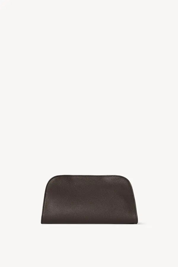 THE ROW Peggy Clutch - Walnut Shadow